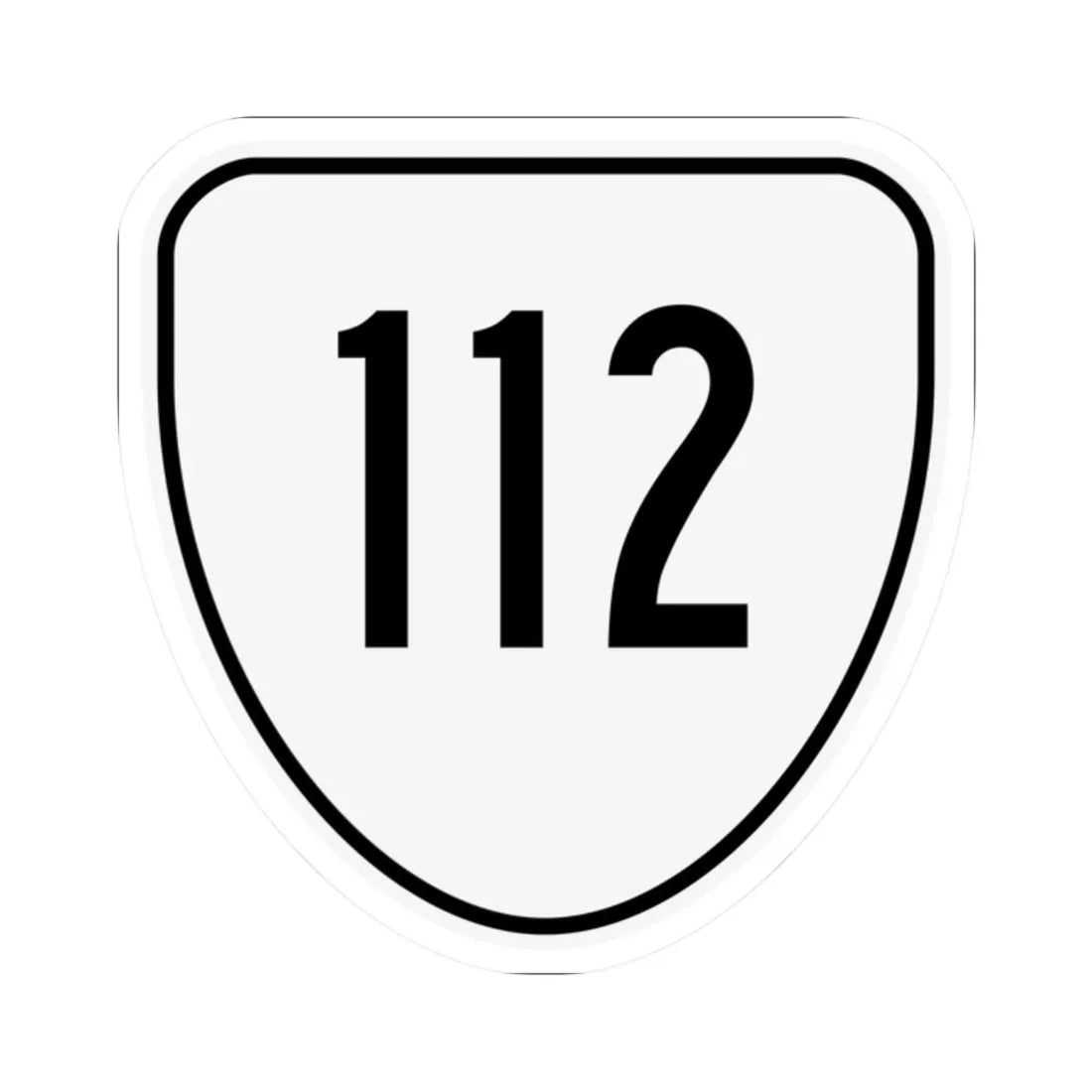 Virginia 112 1956 (Virginia) (Road Sign) STICKER Vinyl Kiss-Cut Decal ...
