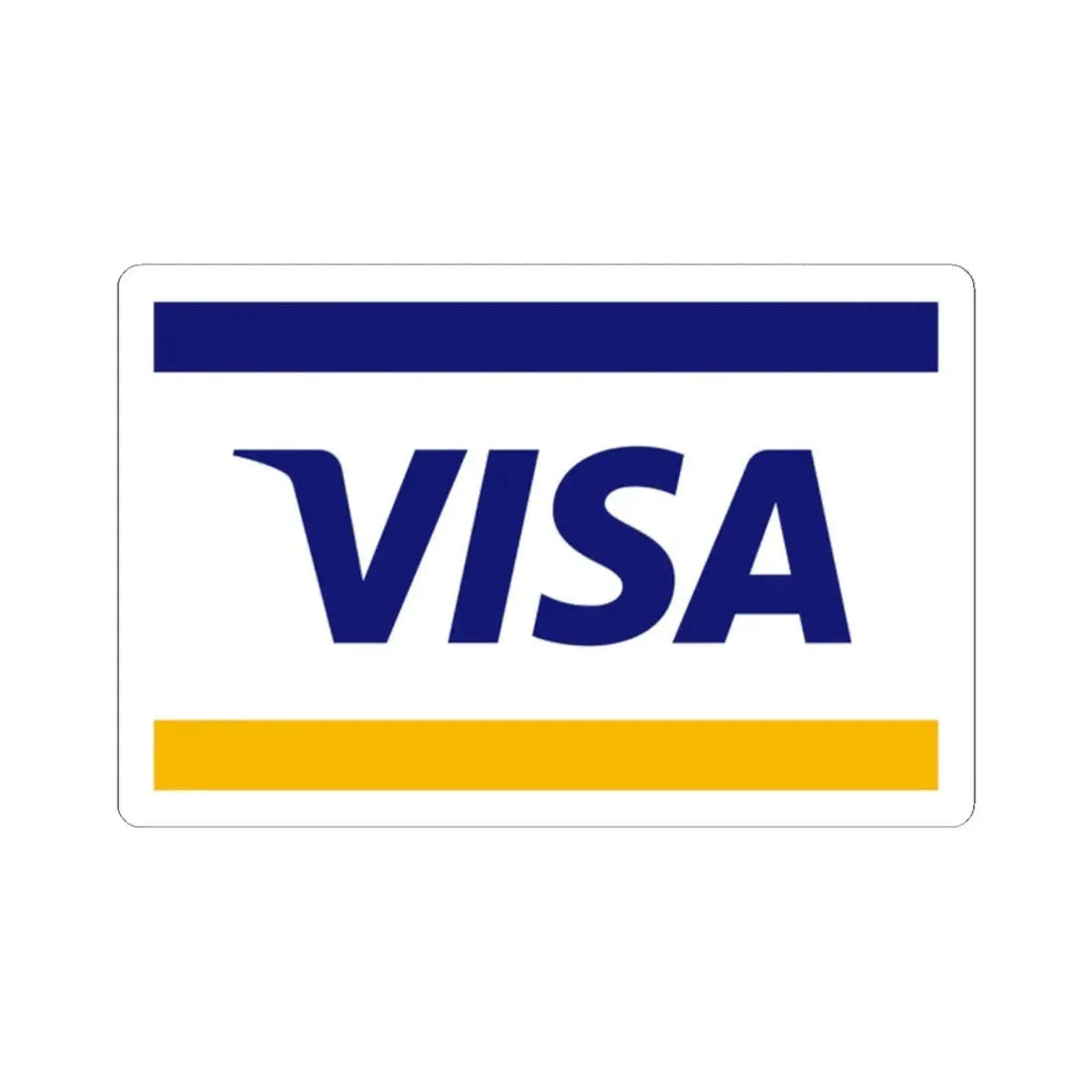 Visa (2015-) (Logo) STICKER Vinyl Kiss-Cut Decal | Shop Stickers, Wall ...