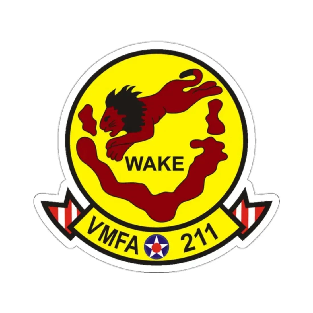 VMFA 211 Marine Fighter Attack Squadron 211 (USMC) STICKER Vinyl Kiss ...